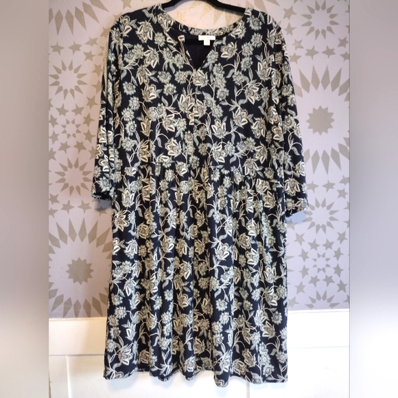 J. Jill | Dresses | Jjill Floral Dress | Poshmark